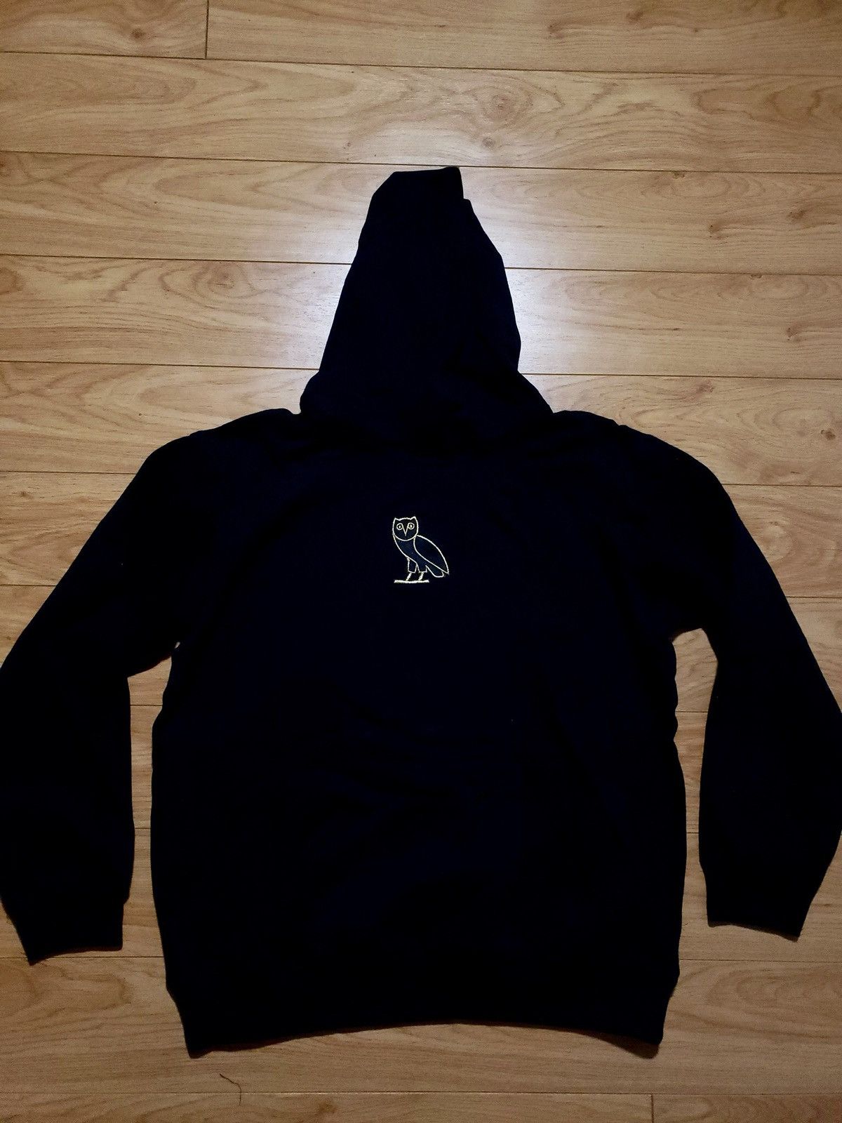 Drake × Octobers Very Own OVO x Drake OG Gold Embroidered Logo Black ...