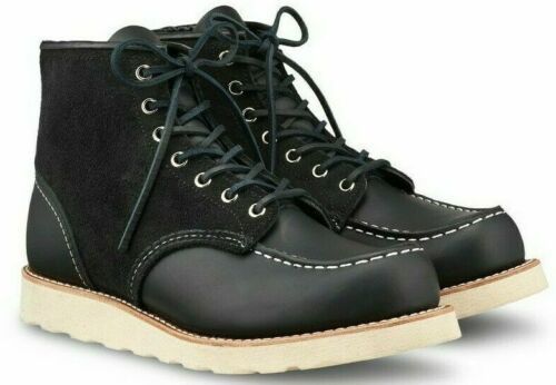 Red Wing Red Wing 8818 Limited Edition Black Leather Suede Boots | Grailed