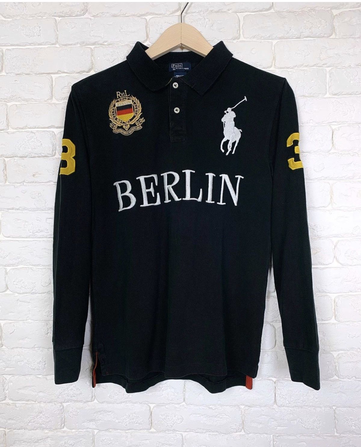 Polo Ralph Lauren Polo Ralph Lauren Germany long sleeve big logo pony 3 ...