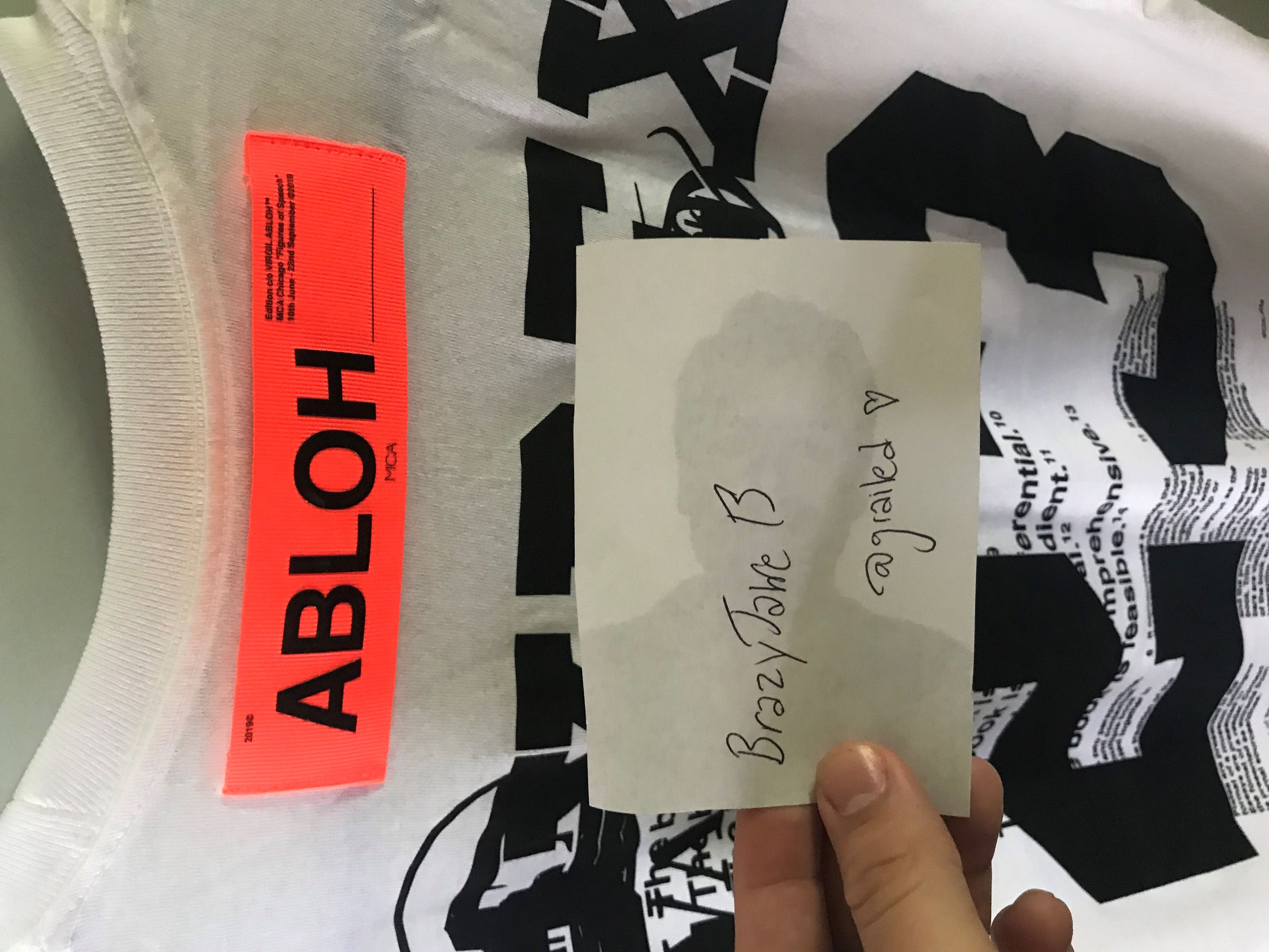Off-White Pyrex Off White Champion Shirt Virgil Abloh MCA Caravaggio ...