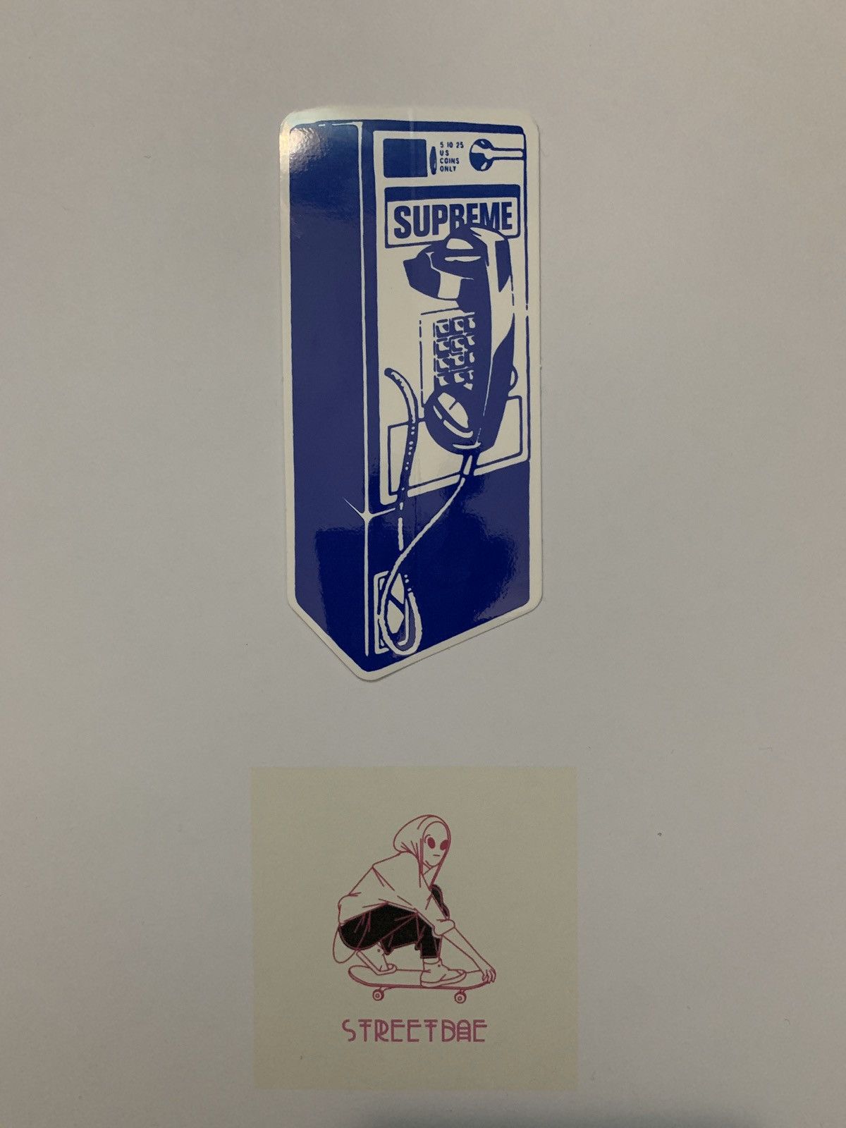 Supreme Supreme Phone Booth Sticker | Grailed