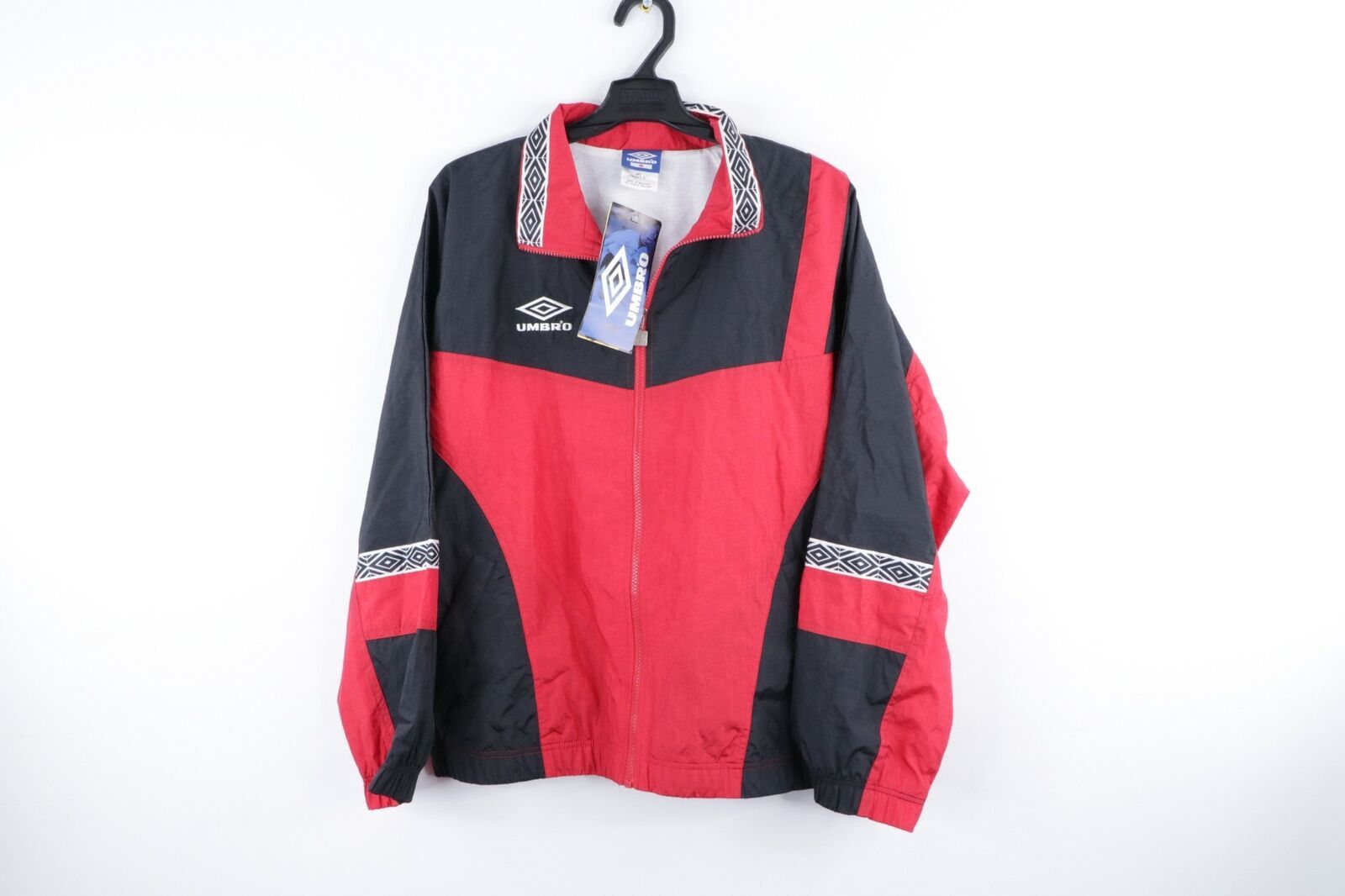 Vintage NOS Vintage 90s Umbro Color Block Lined Windbreaker Jacket ...