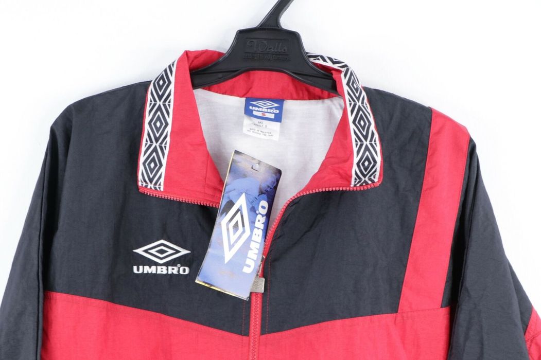 Vintage NOS Vintage 90s Umbro Color Block Lined Windbreaker Jacket ...