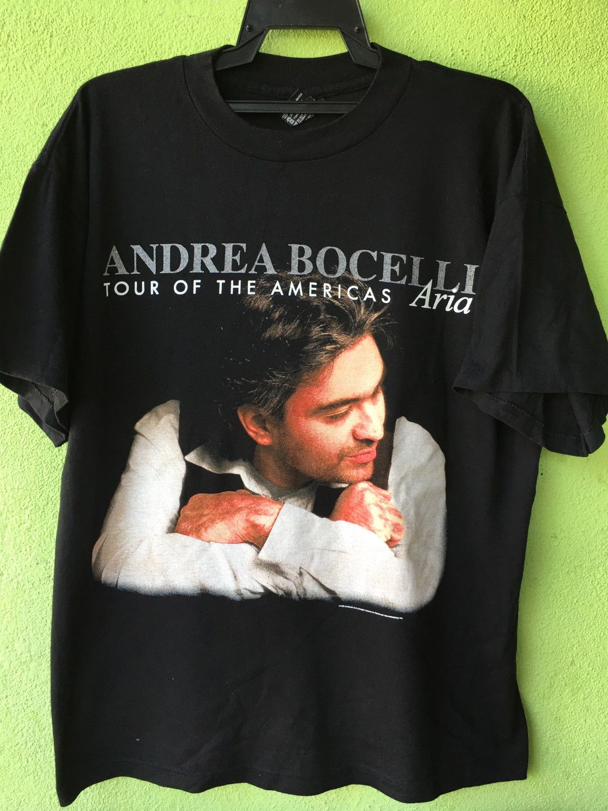 Band Tees × Streetwear × Vintage vintage andrea bocelli 90s italian ...