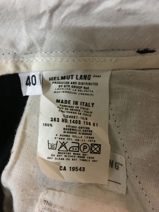 Helmut Lang This Product has received special vintage treatment. | Grailed