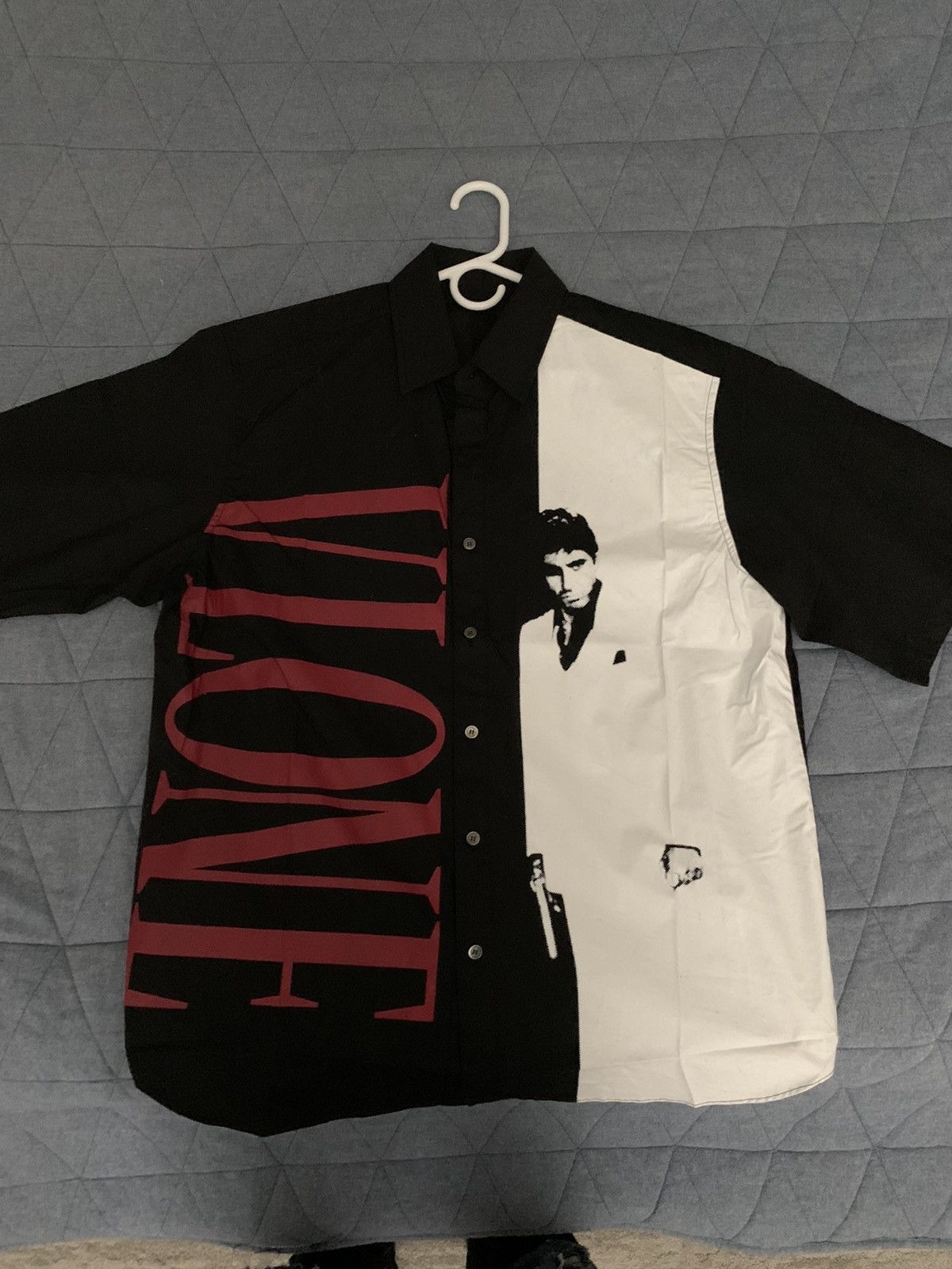 Vlone Scarface button up | Grailed