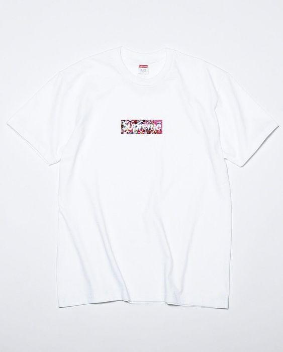 Supreme Supreme x Takashi Murakami COVID 19 Relief Box Logo Tee | Grailed