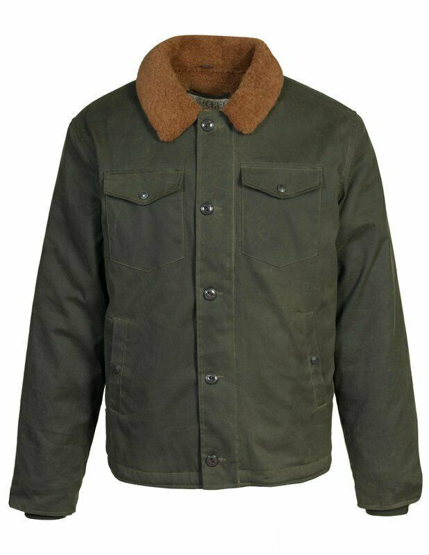 Schott Schott Rancher Waxed Canvas Sherpa Lined Jacket | Grailed