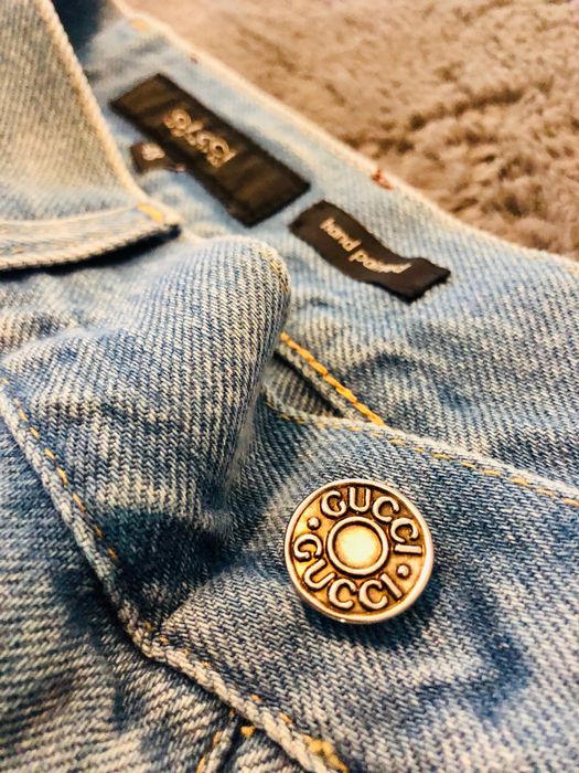 Gucci Gucci Hand Painted Paint Splatter Denim Jeans | Grailed
