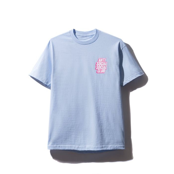 Anti Social Social Club Anti Social Social Club Blocked Blue Tee ASSC ...