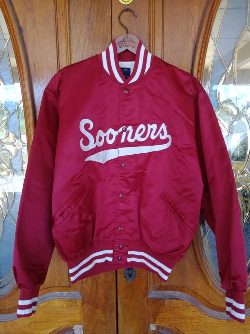 Oldvarsity/Stadium × Varsity Jacket × Vintage 80S SOONERS OKLAHOMA ...