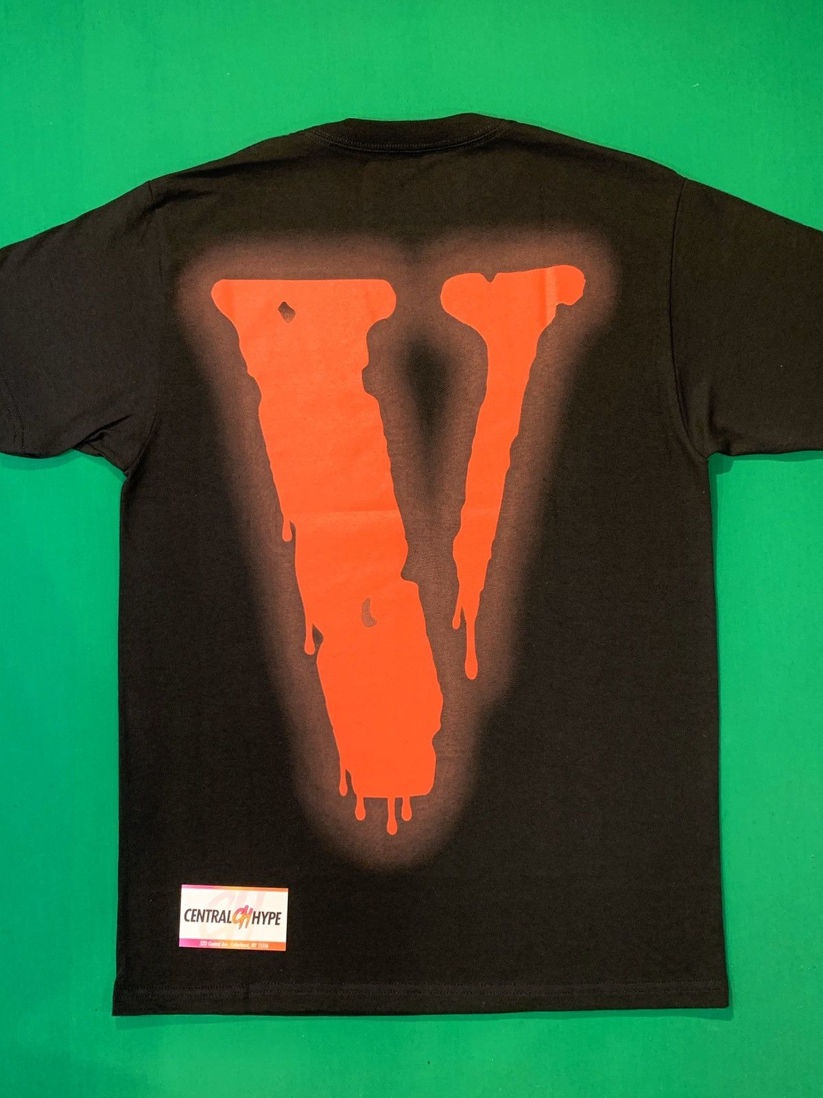 Vlone Vlone Nav Bad Habits Big Drip Tee Black authentic | Grailed