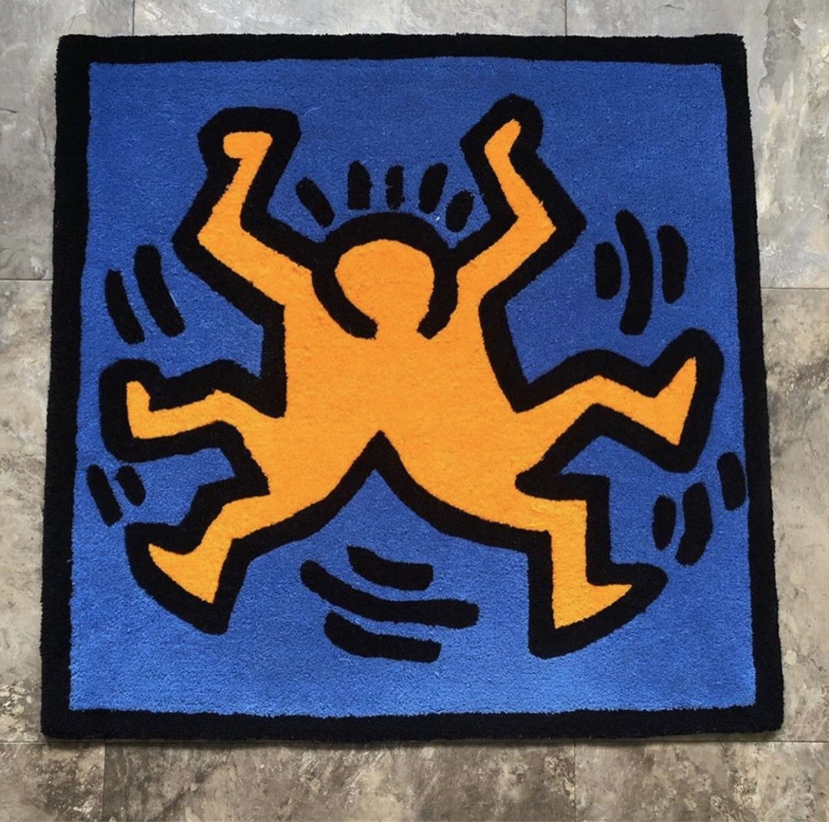 Keith Haring × Vintage Vintage Axis Rugs Keith Haring RARE | Grailed