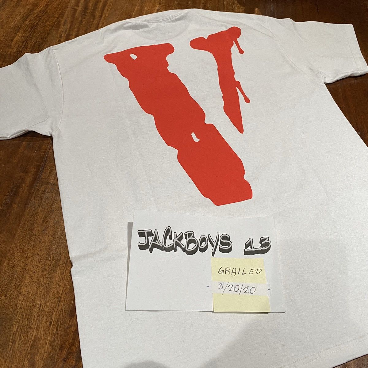 Vlone VLONE x City Morgue Drip Tee White S | Grailed