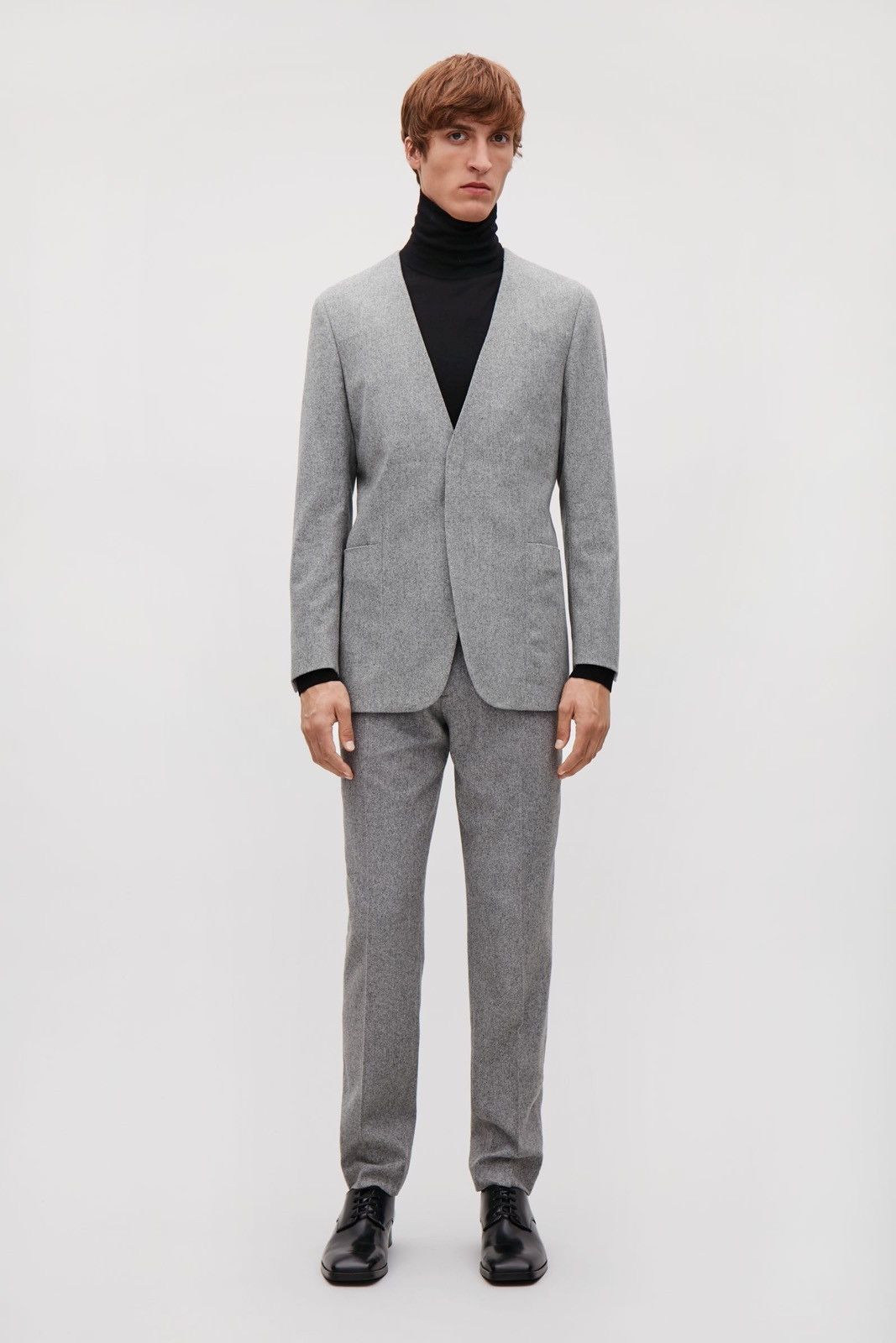 Cos COS COLLARLESS GREY SUITS | Grailed