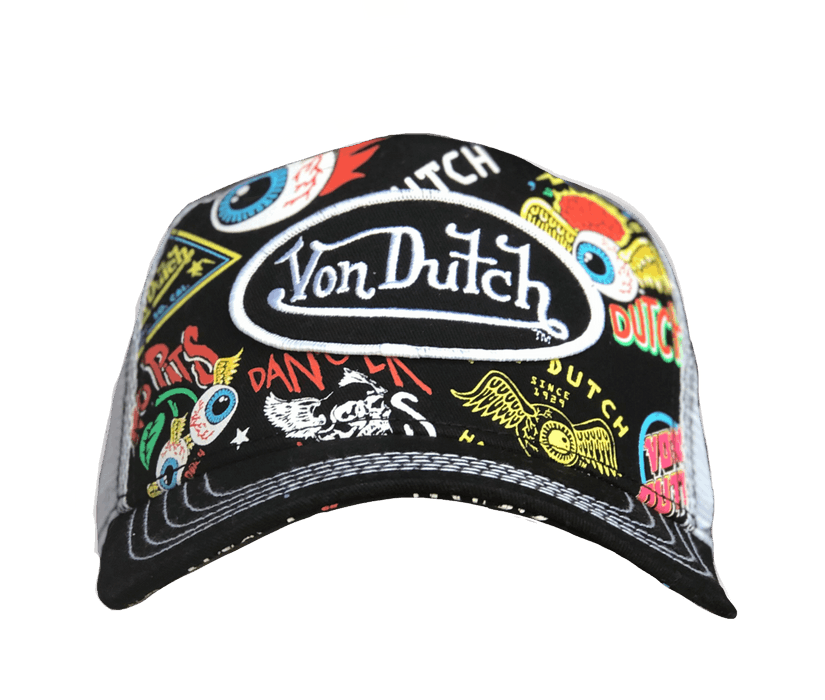 Von Dutch LIMITED Flying Eyeball Trucker Hat | Grailed