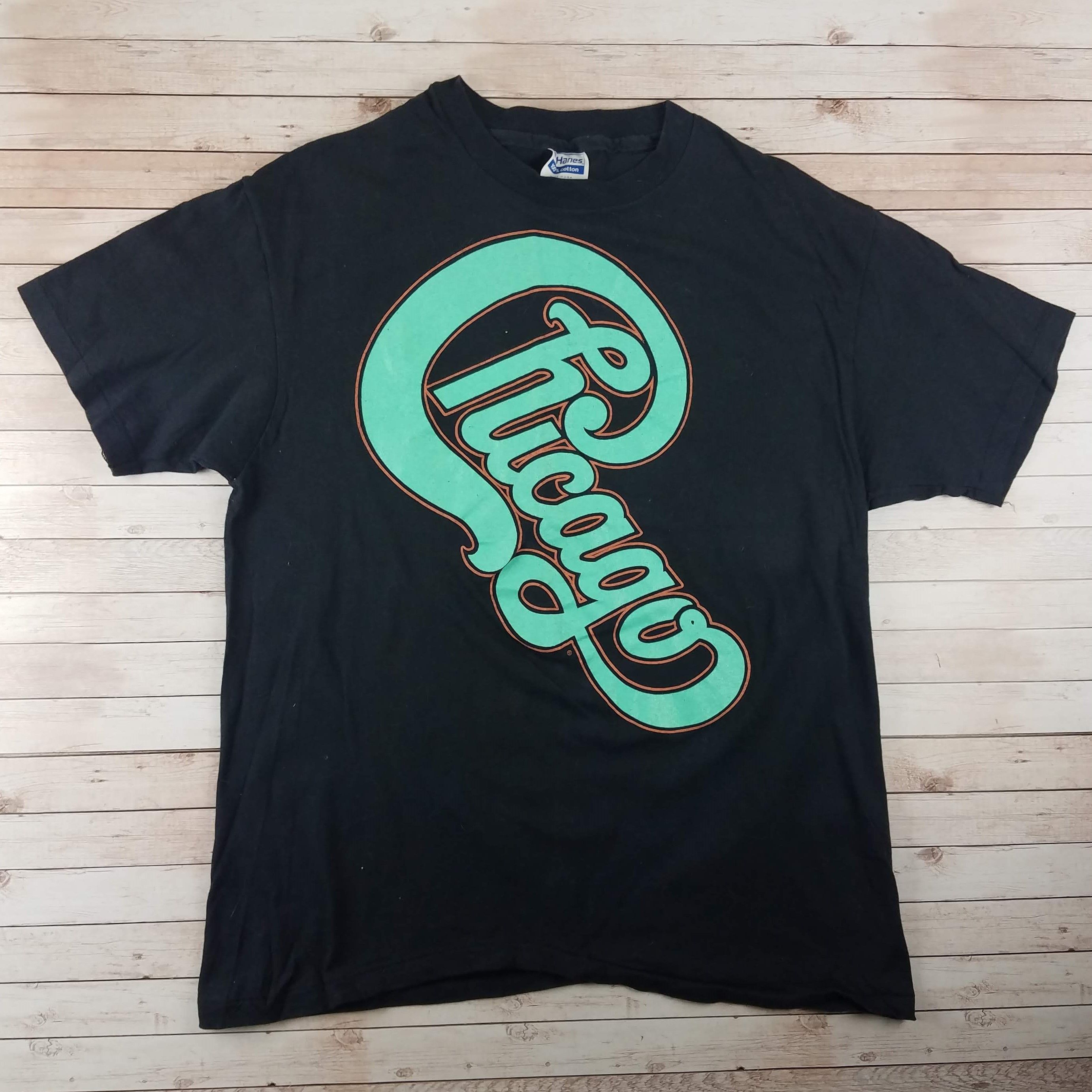 Band Tees × Streetwear × Vintage VTG 80s Chicago Band World Tour Single ...