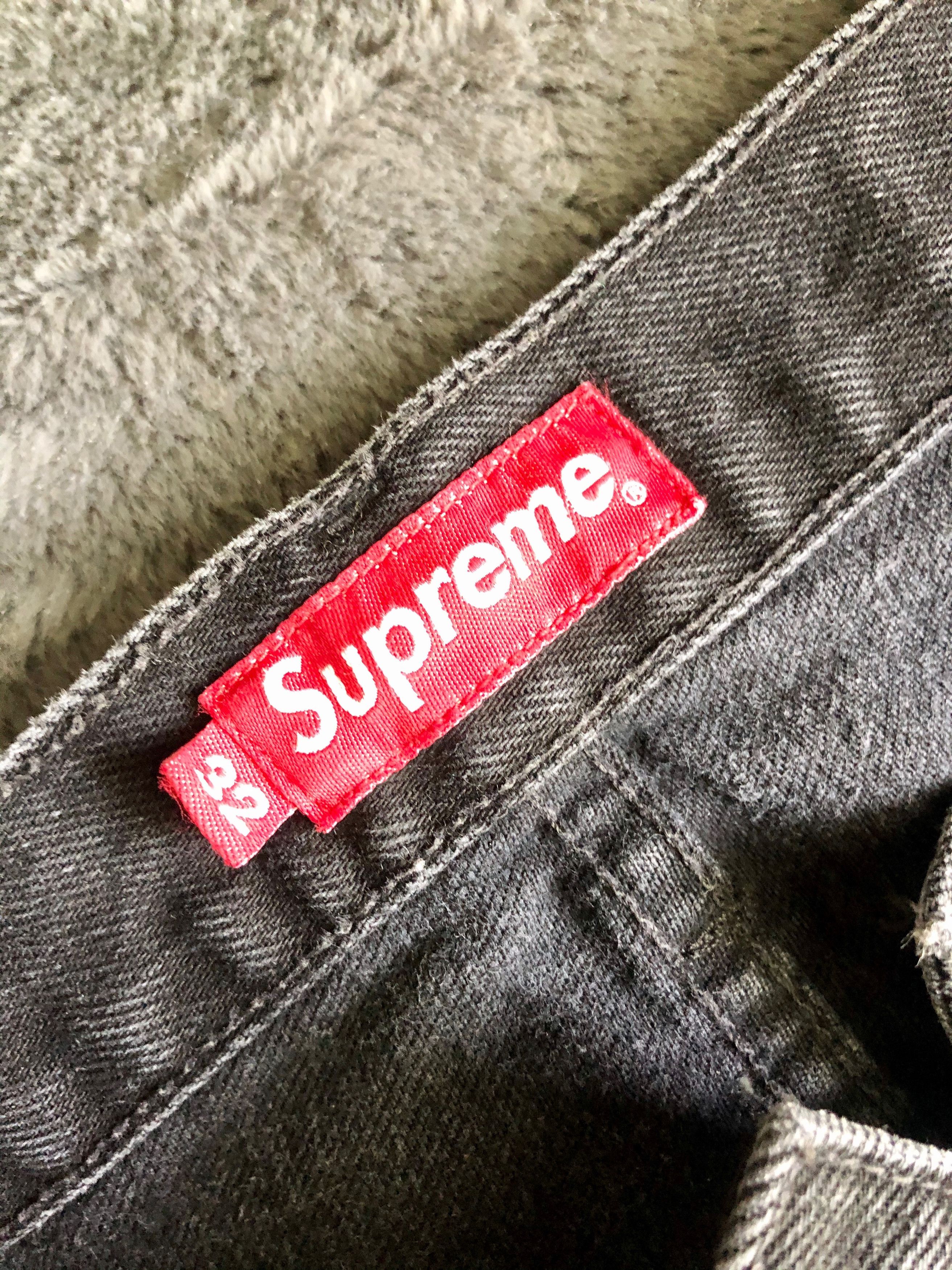Supreme Supreme Denim Jeans Black | Grailed