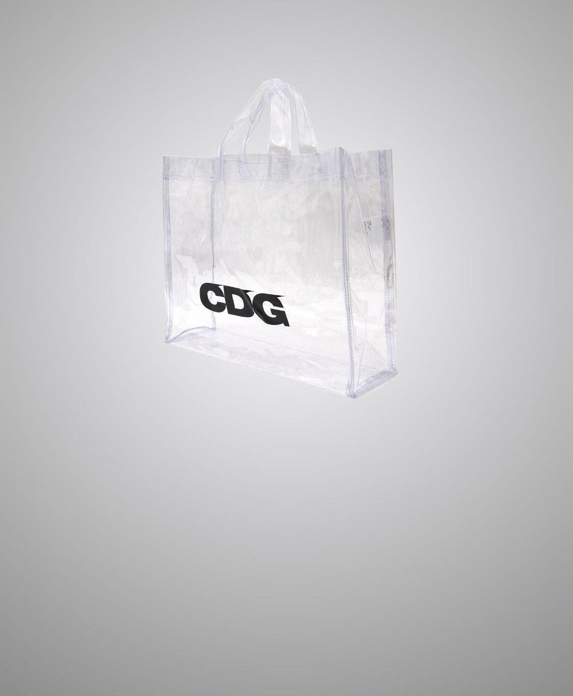 Comme des Garcons Comme Des Garcons CDG Clear Transparent Plastic Bag ...