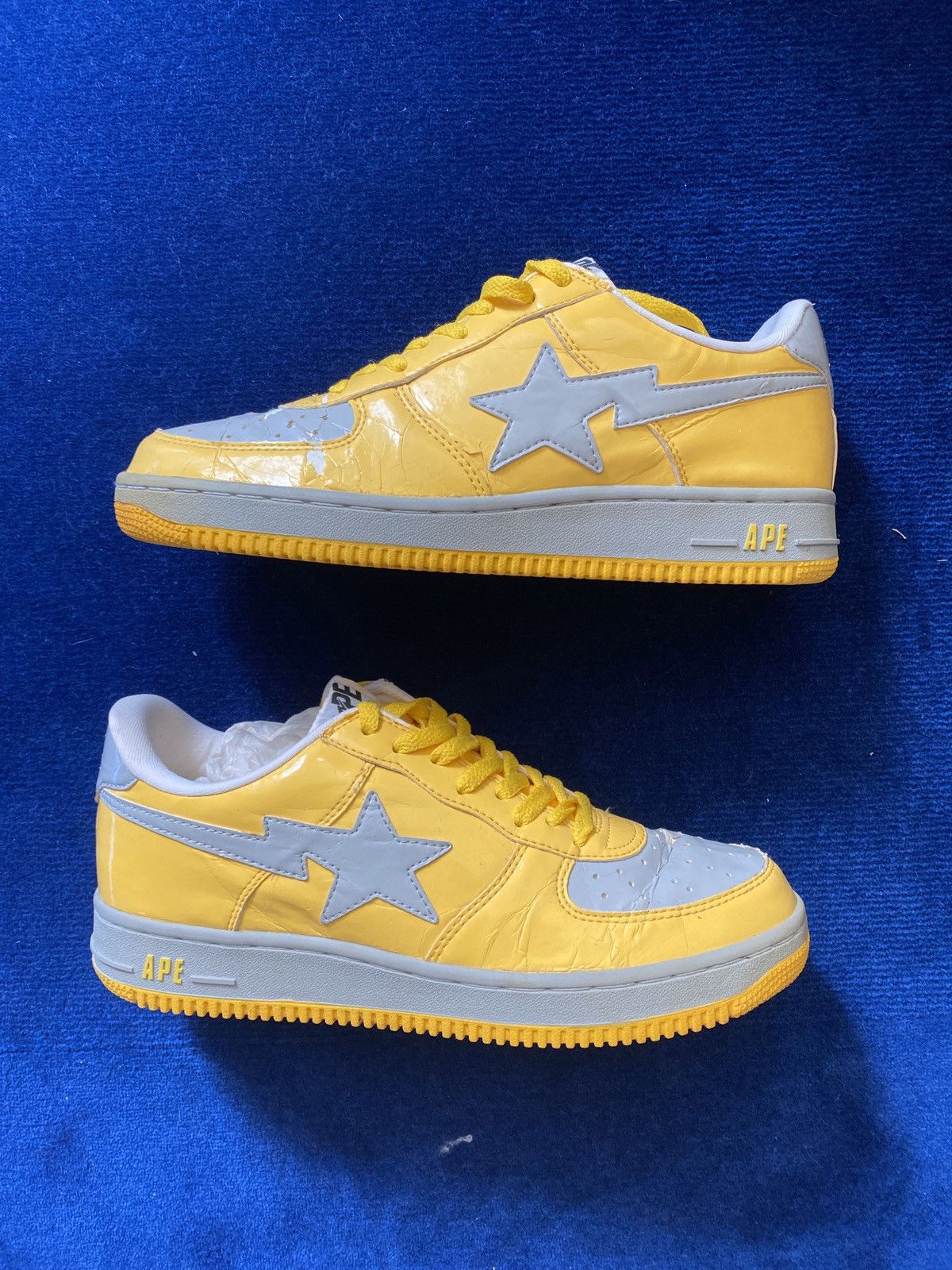 Bape 2006 Bapesta Yellow Shoe | Grailed