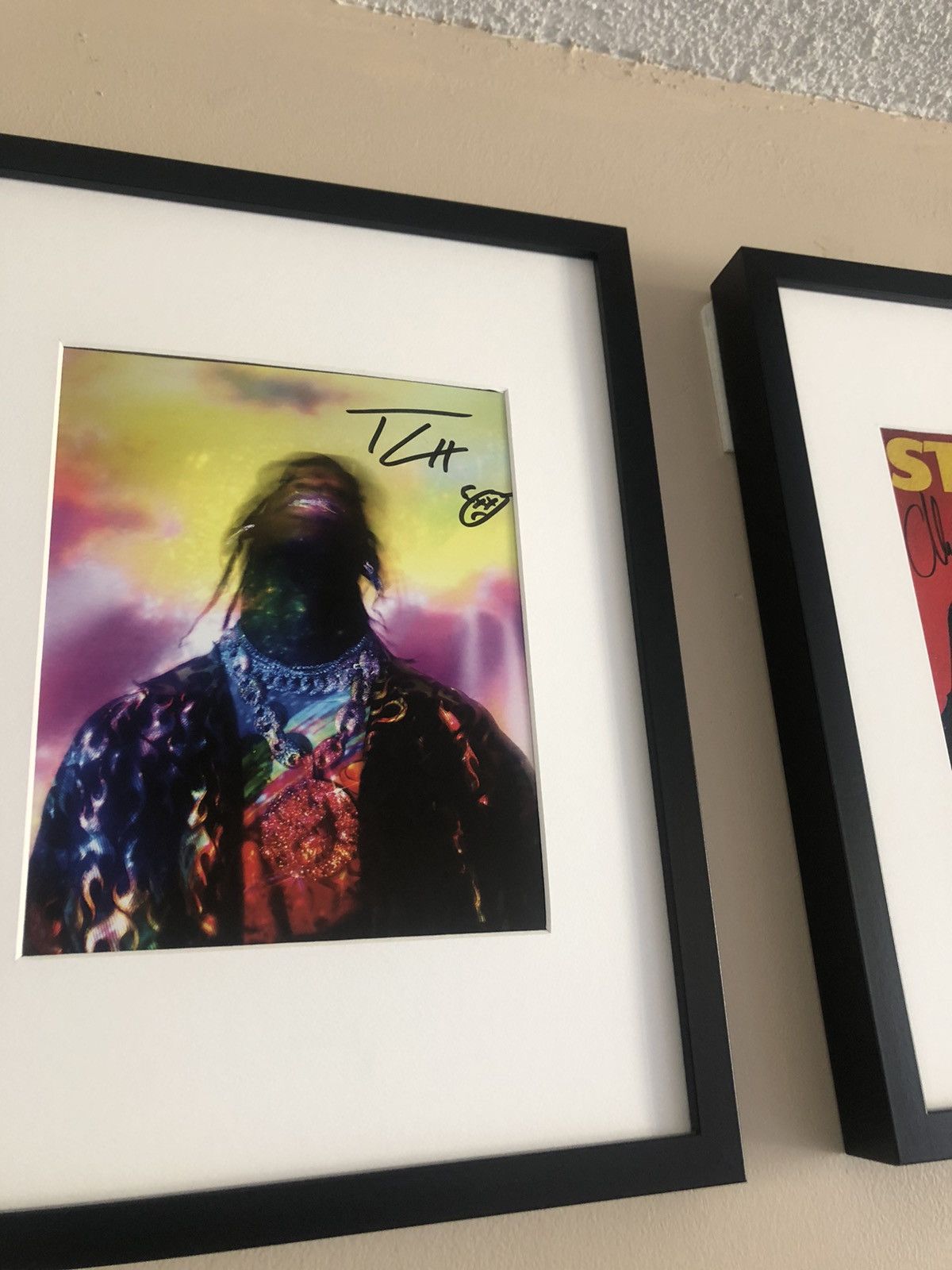 Travis Scott Limited Hand signed lithograph for Astroworld | Grailed