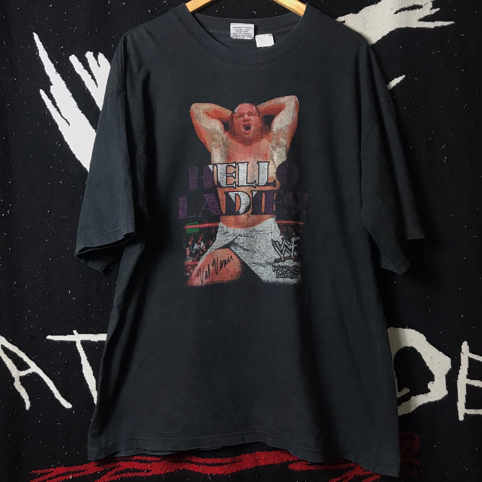 Vintage × Wwe × Wwf Val Venis Bootleg Vintage 90s WWF Wrestling Shirt ...