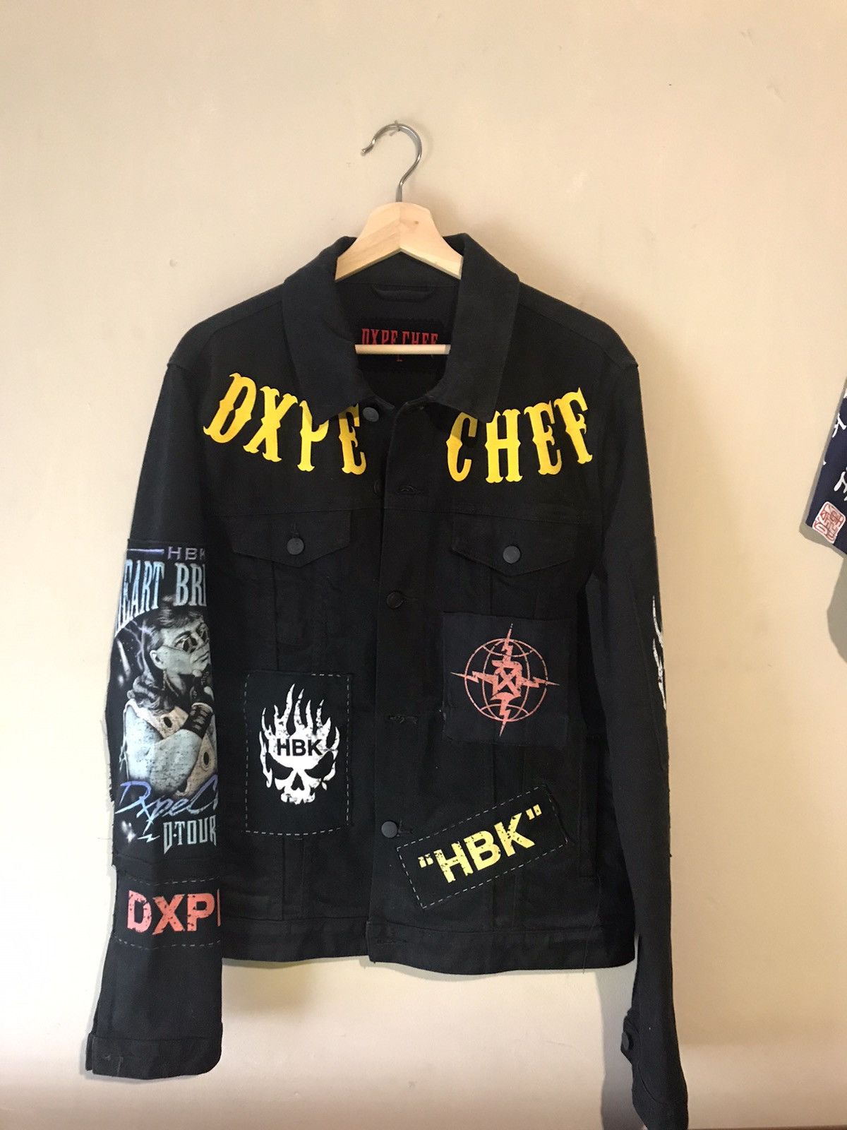 Dxpe Chef Dxpe Chef x Yung Bane HBK Denim Jacket | Grailed