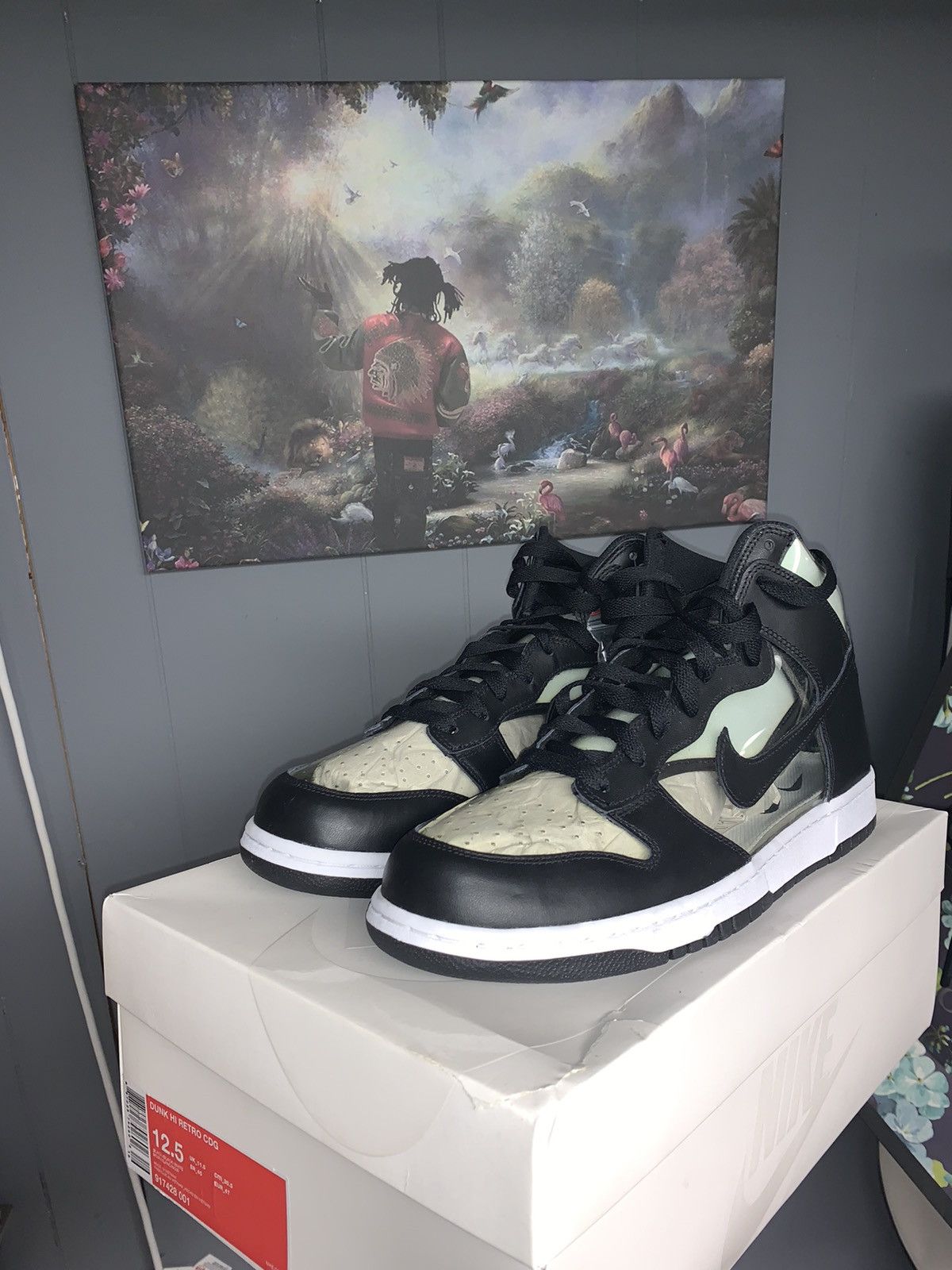 Comme Des Garcons Homme Plus × Comme des Garcons × Nike CDG DUNK HIGH ...