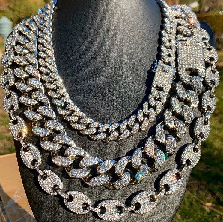 Streetwear “The Millionaire” Chain Set White Gold | Grailed