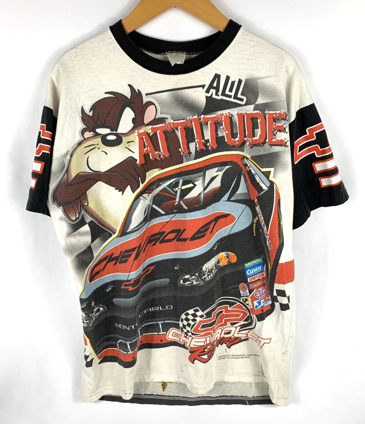 Vintage Vintage Taz Chevrolet All Attitude Shirt | Grailed