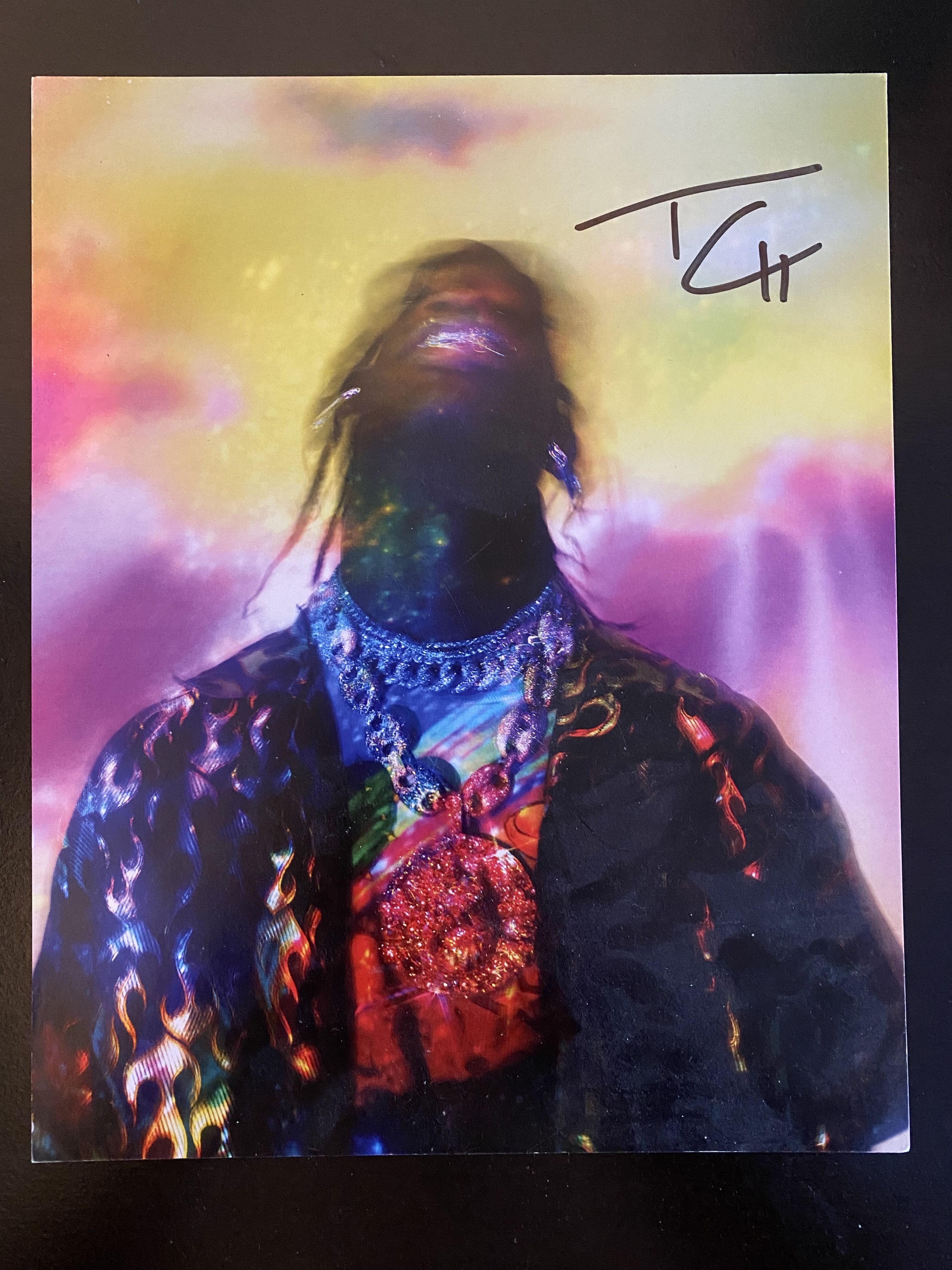 Travis Scott Travis Scott Signed Lithograph (Picture) | Grailed