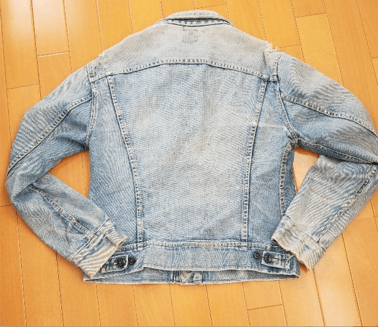 Vintage 1980s 101-J Blood-Stained Denim Jacket | Grailed