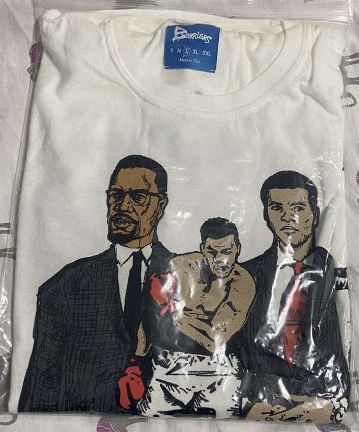Barriers Barriers Ali x Malcom X tee | Grailed