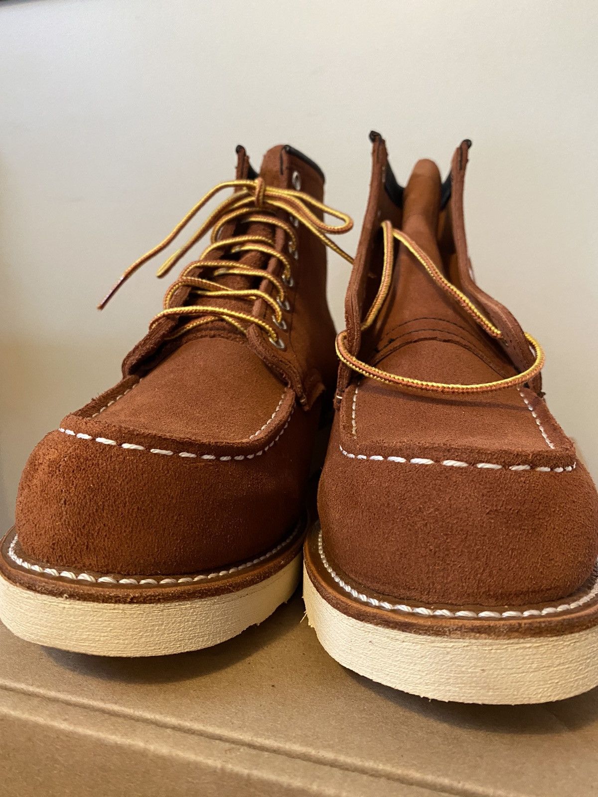 J.Crew × Red Wing Red Wing Heritage Moc Toe #8810 Copper Abilene - Size ...