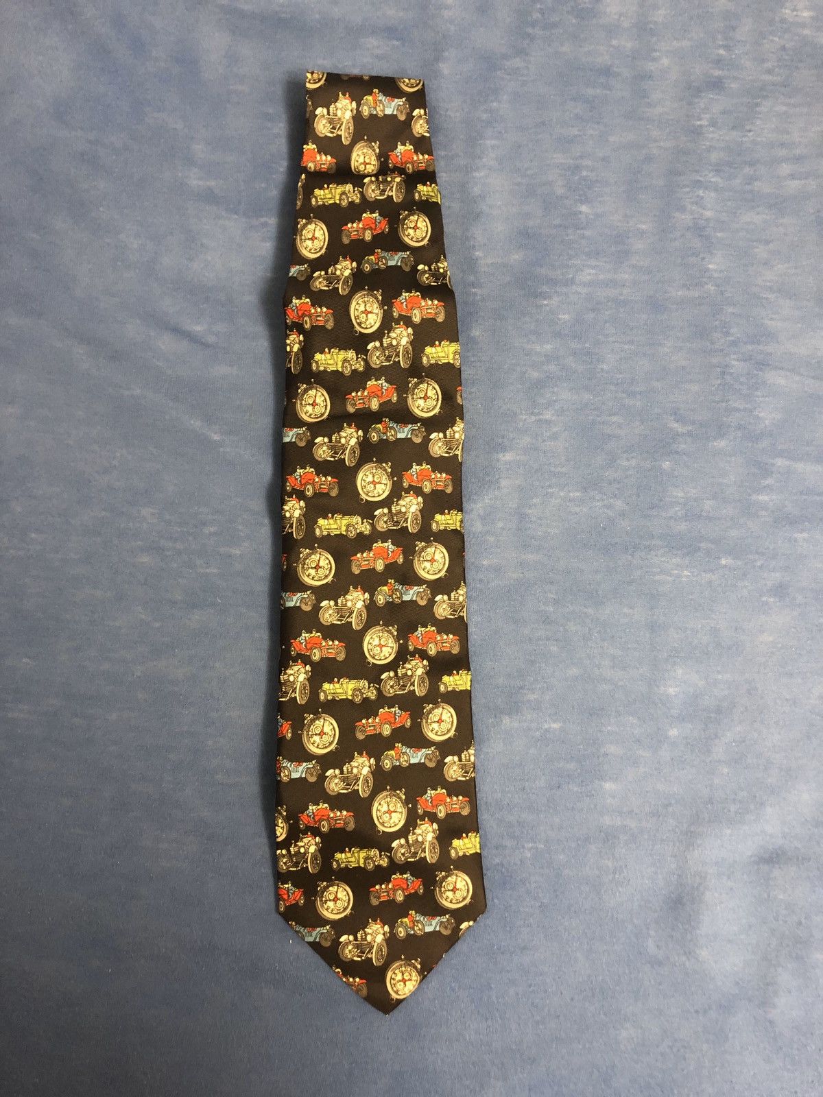 Chopard × Designer × Vintage VERY RARE CHOPARD SILK TIE CAR MOTIVE ...