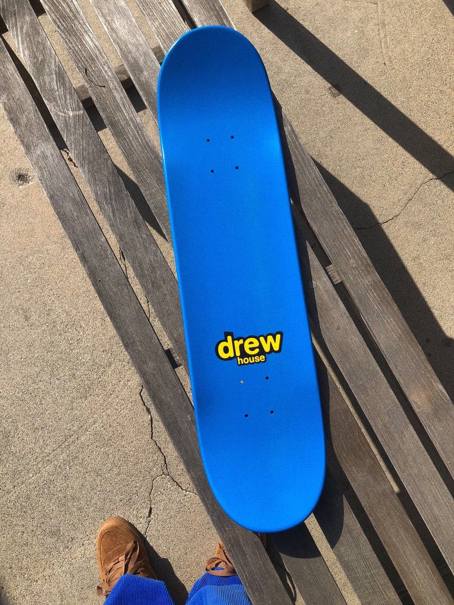 Drew House Drew House Blue Skateboard Deck | Grailed