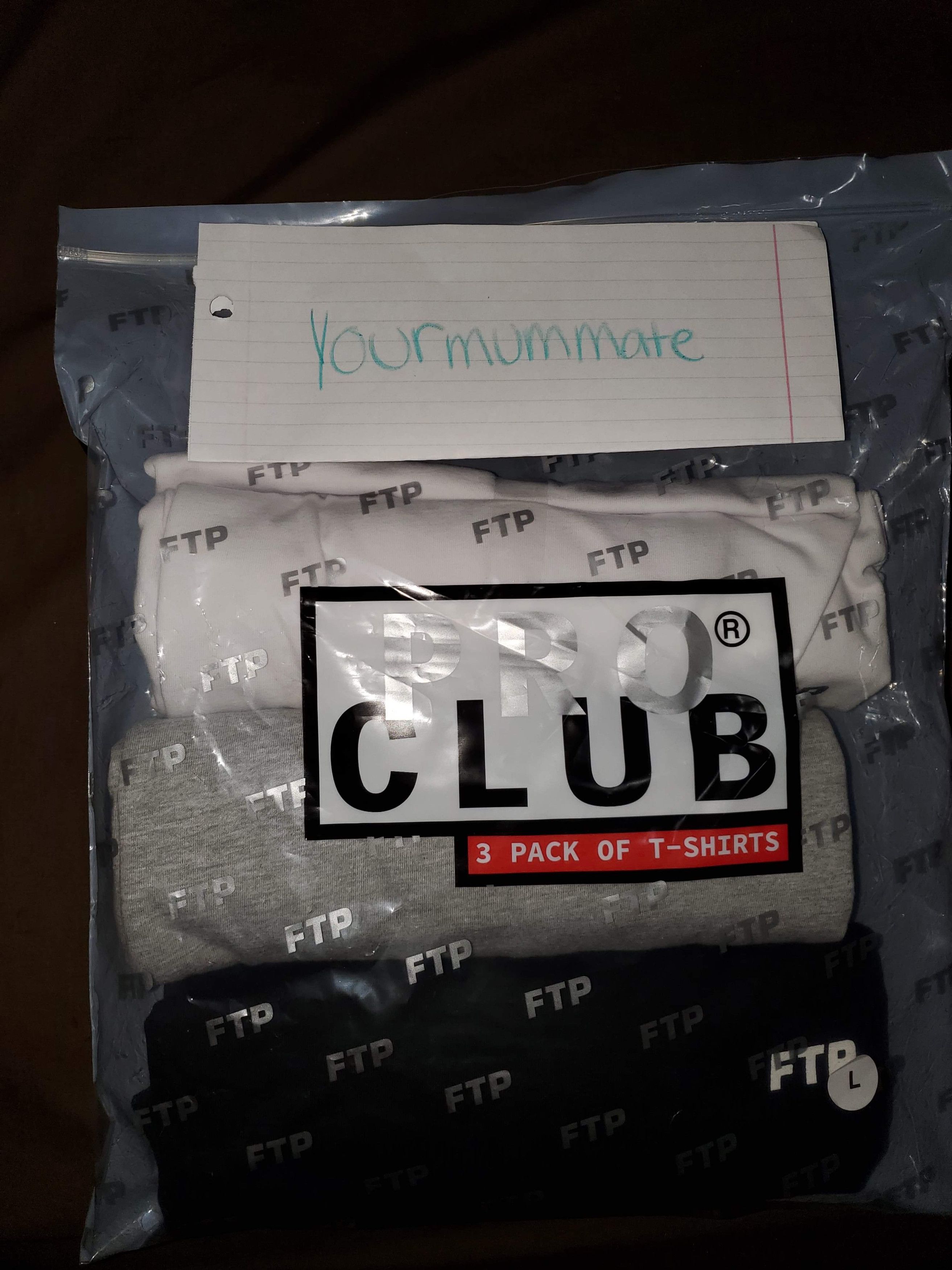 Streetwear FTP Pro Club 3 pack tees | Grailed