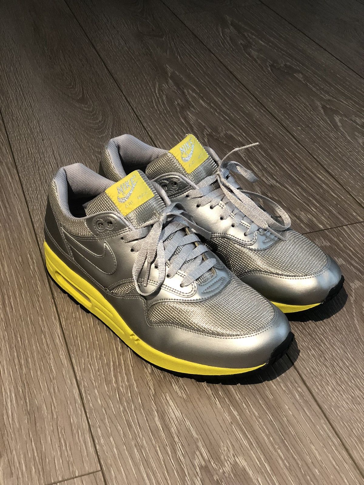 Nike Air Max 1 Premium Metallic Silver CMYK PACK | Grailed