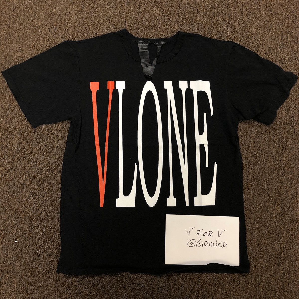 Vlone Vlone Red Staple Tee M | Grailed