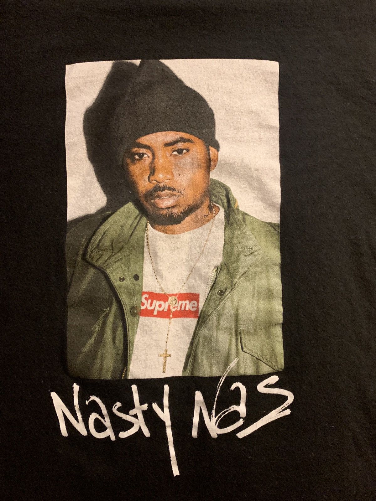 Supreme Supreme Nas Tee Black | Grailed