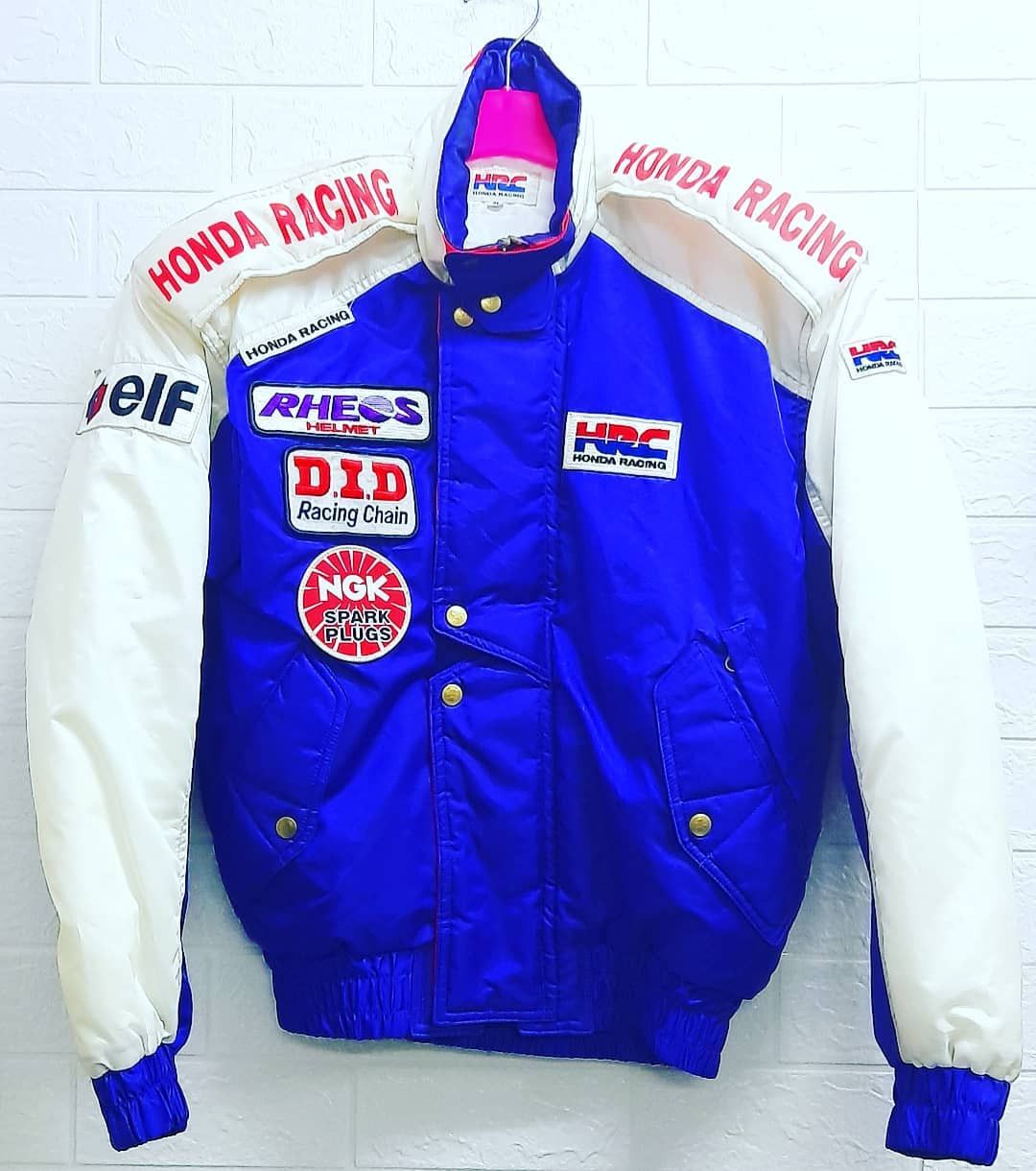 Honda × Racing Vintage Honda Racing All Sponsors Light Bomber Jacket ...