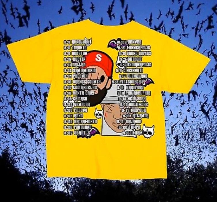 Sukamii Sukamii Ski Meets World Tee (Yellow) | Grailed