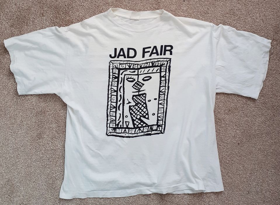 Vintage JAD FAIR T-shirt late 80s Vintage Very Rare! sonic youth | Grailed