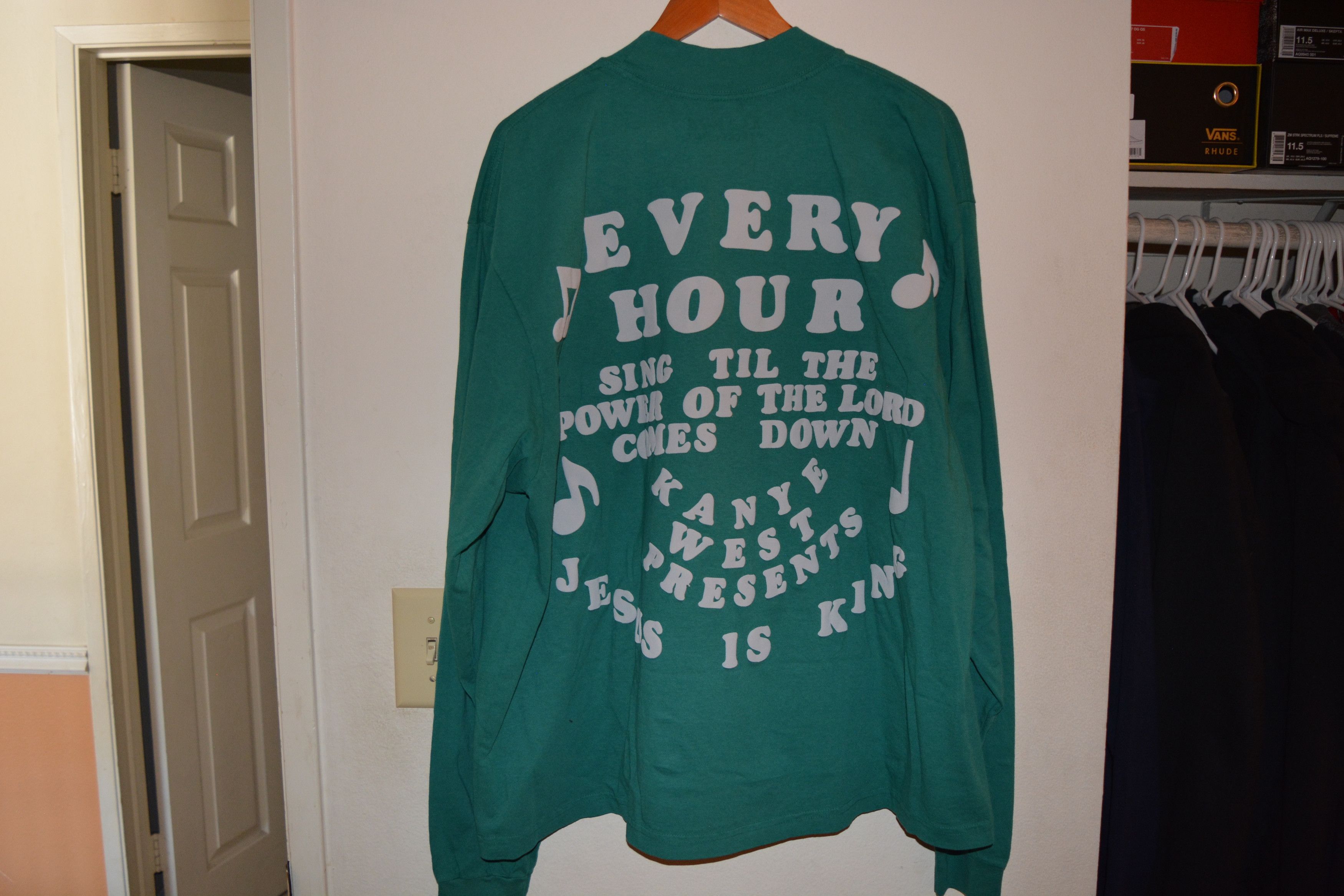 Kanye West DS CPFM For JIK Jesus Is King Merch Long Sleeve Tee Shirt ...