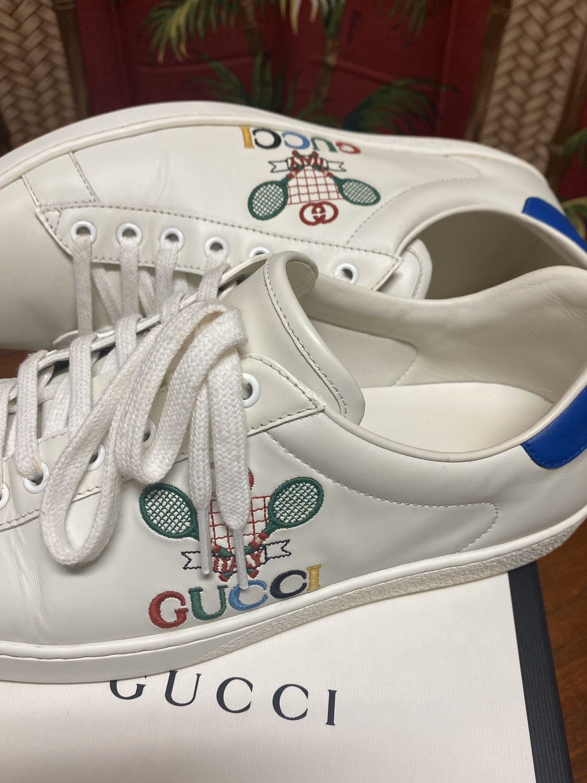 Gucci Gucci Ace Tennis Racket Sneakers | Grailed