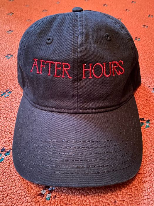 The Weeknd The Weeknd After Hours XO Logo Velcro Cap Dad Hat | Grailed