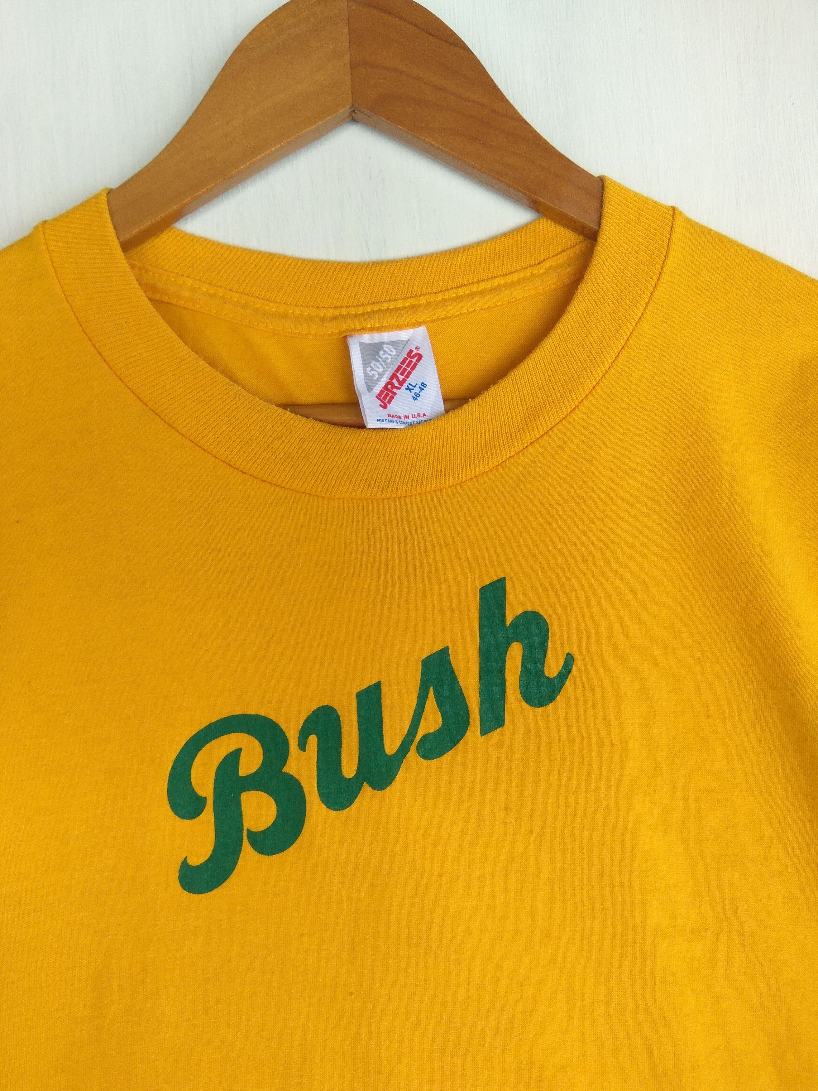 Band Tees Vintage Bush t shirt cotton polyester | Grailed