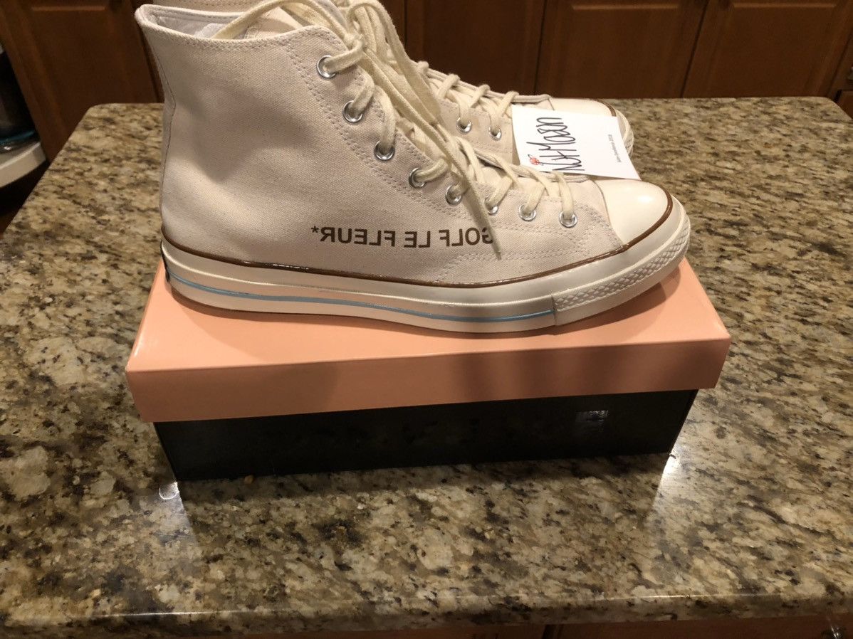 Tyler The Creator Golf Le Fleur x Chuck 70 High Parchment Canvas 2018 ...