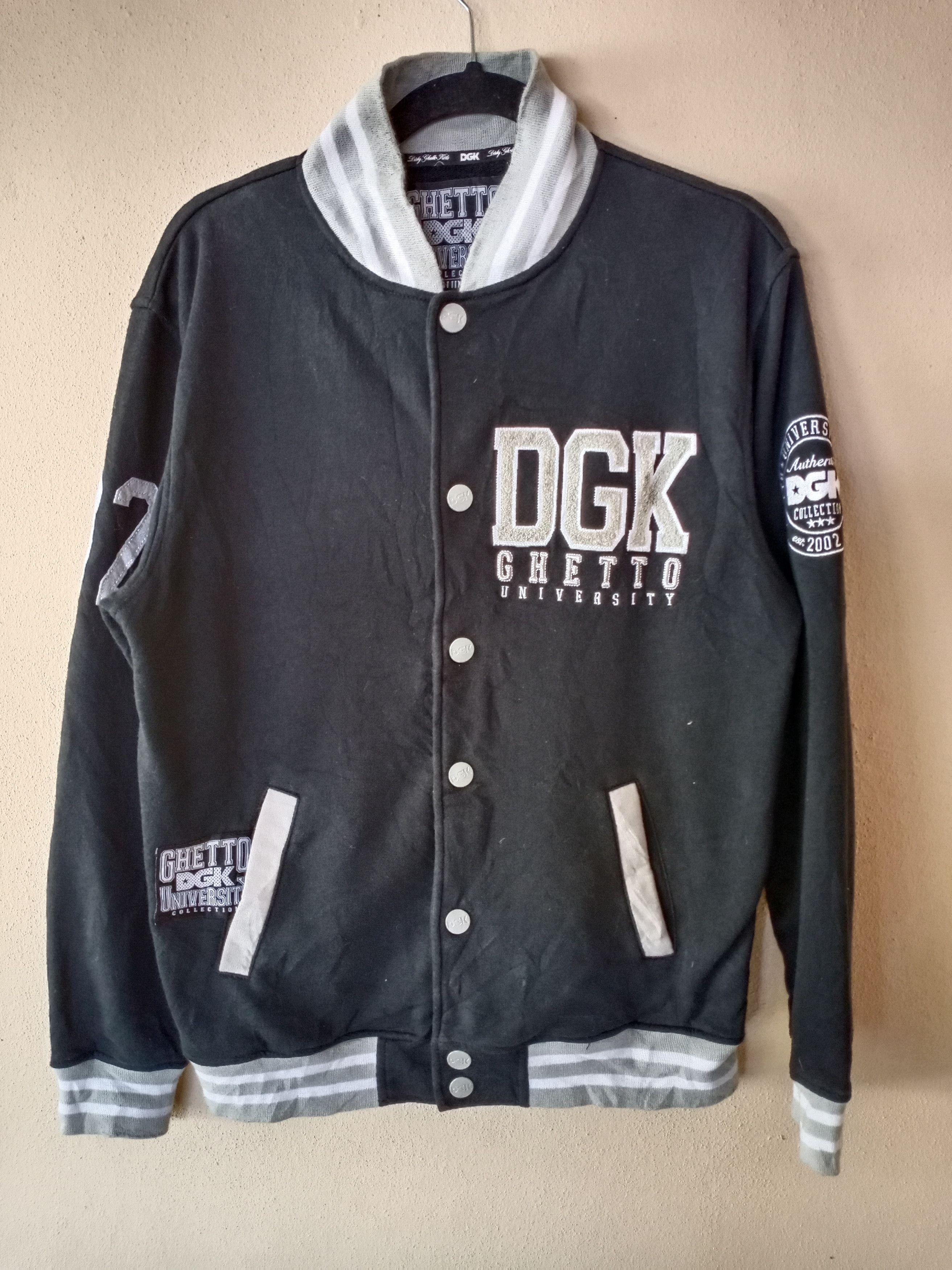 Dgk Rare Ghetto DGK Varsity Jacket embroidered logo | Grailed