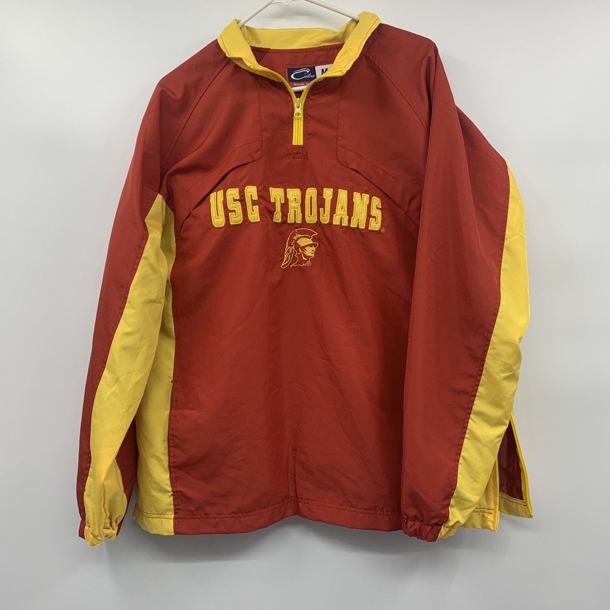 Vintage Vintage USC TROJANS WINDBREAKER PULL OVER JACKET | Grailed